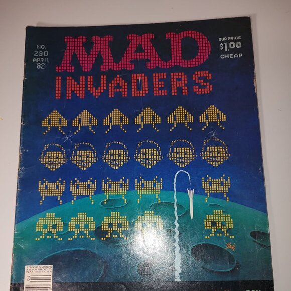 Mad Magazine | Other | Mad Magazine 23 April 982 Space Invaders Cover ...